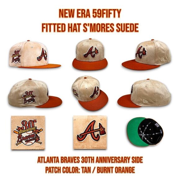 New Era | Accessories | New Era Atlanta Braves Smores Suede 59fifty ...